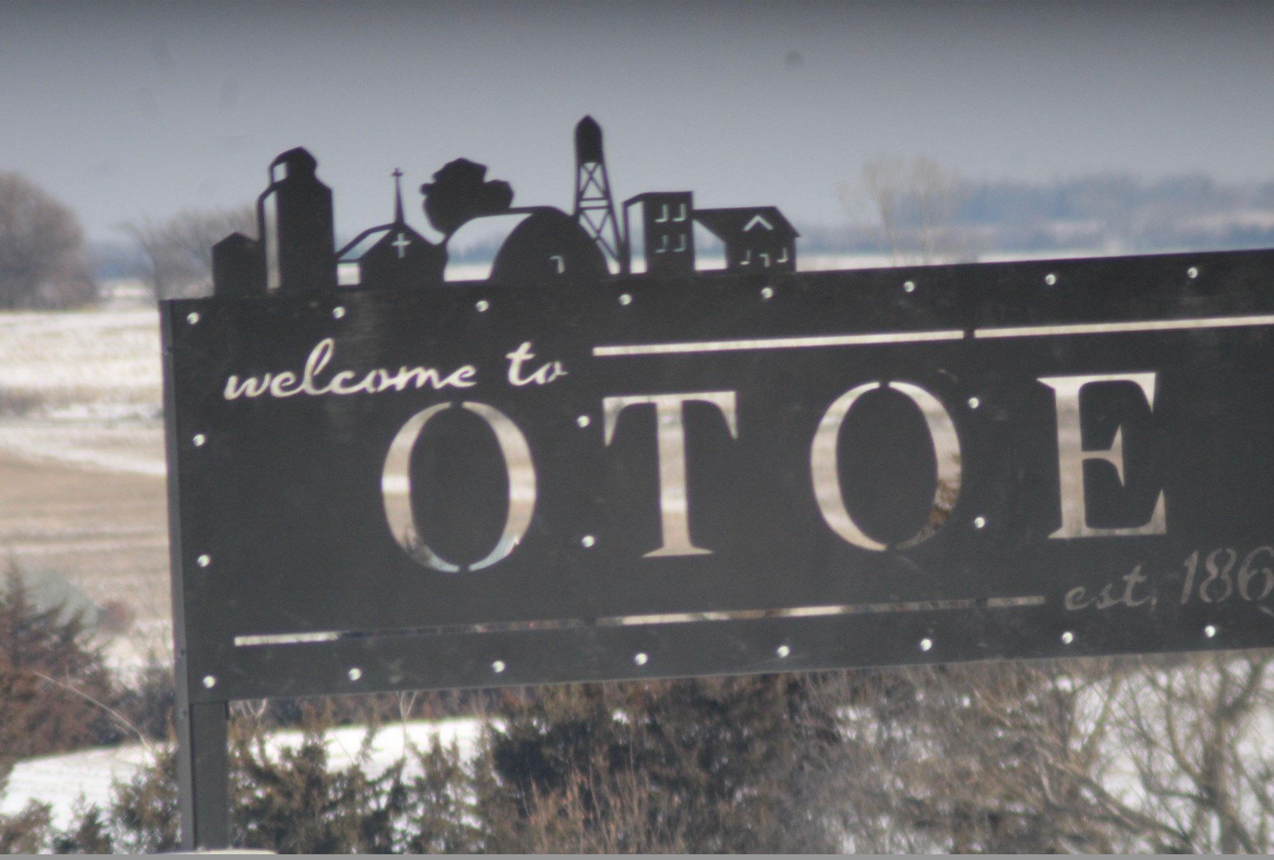 Otoe skyline featured in new welcome sign - RIVER COUNTRY - NEWS ...