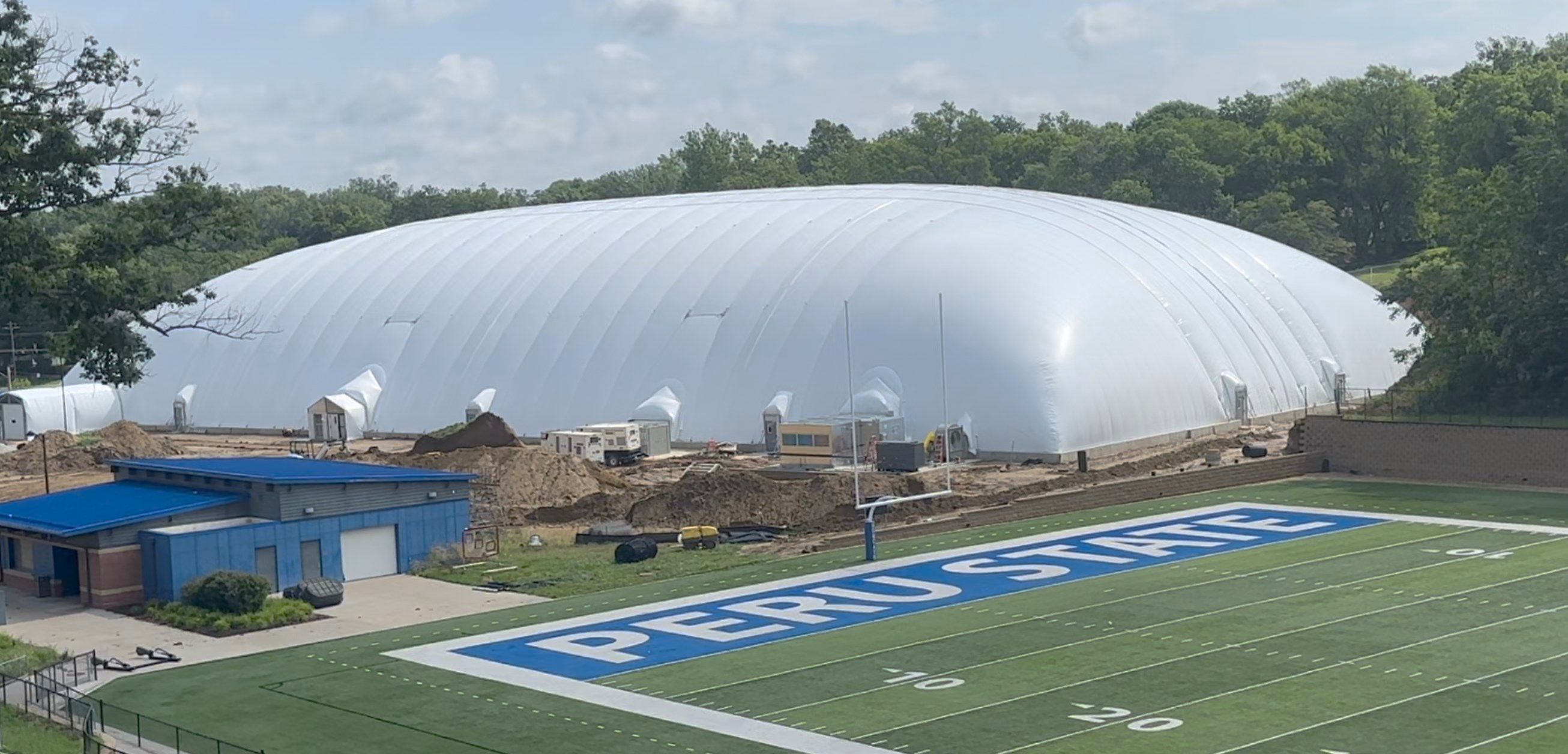 Peru State lifts recreation dome - RIVER COUNTRY - NEWS CHANNEL NEBRASKA