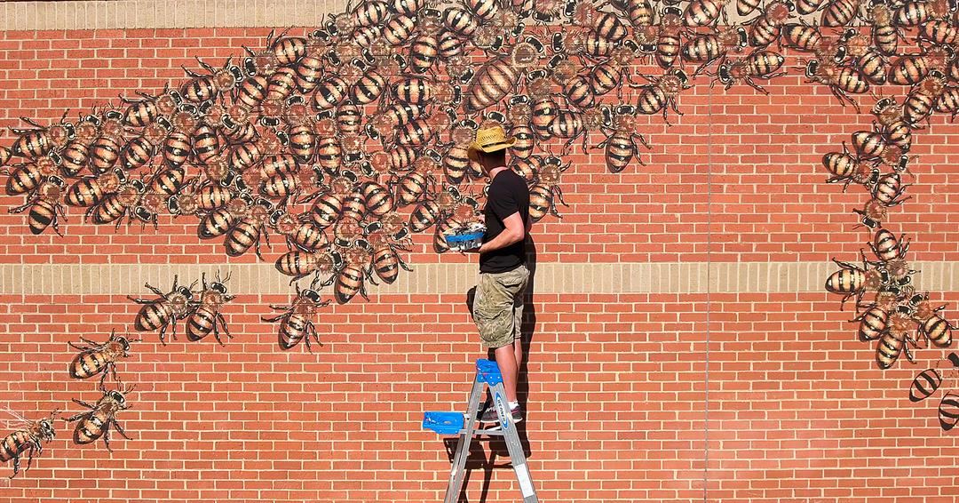 Auburn Creative District ties city's honeybee history to global mural ...
